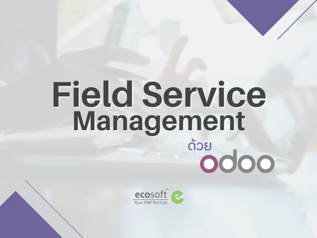 Field Service Management (FSM) ด้วย Odoo — Ecosoft